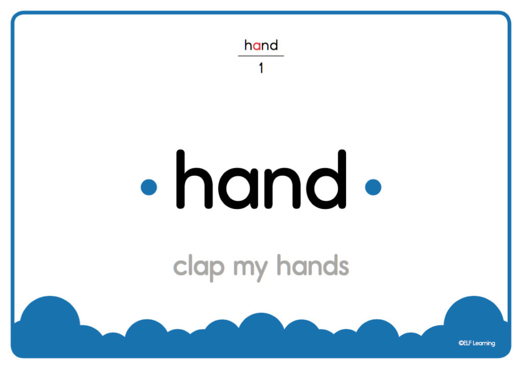 Easy-Print "My Body" Flash Cards - ELF Learning