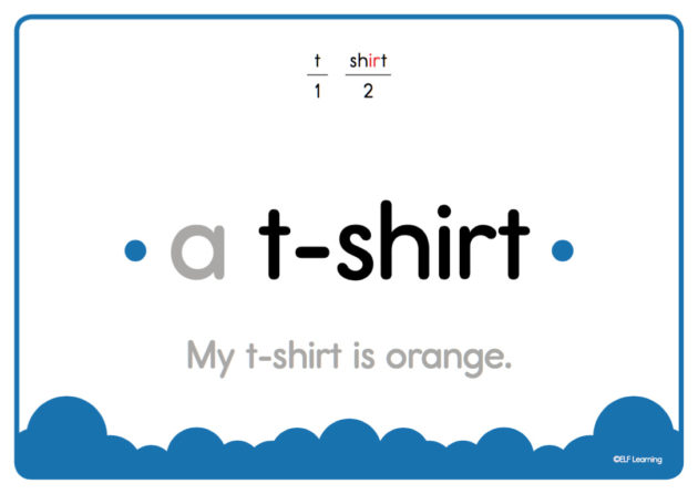 Easy-Print "My Clothes" Flash Cards - ELF Learning
