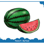 Easy-Print "My Food" Flash Cards - ELF Learning