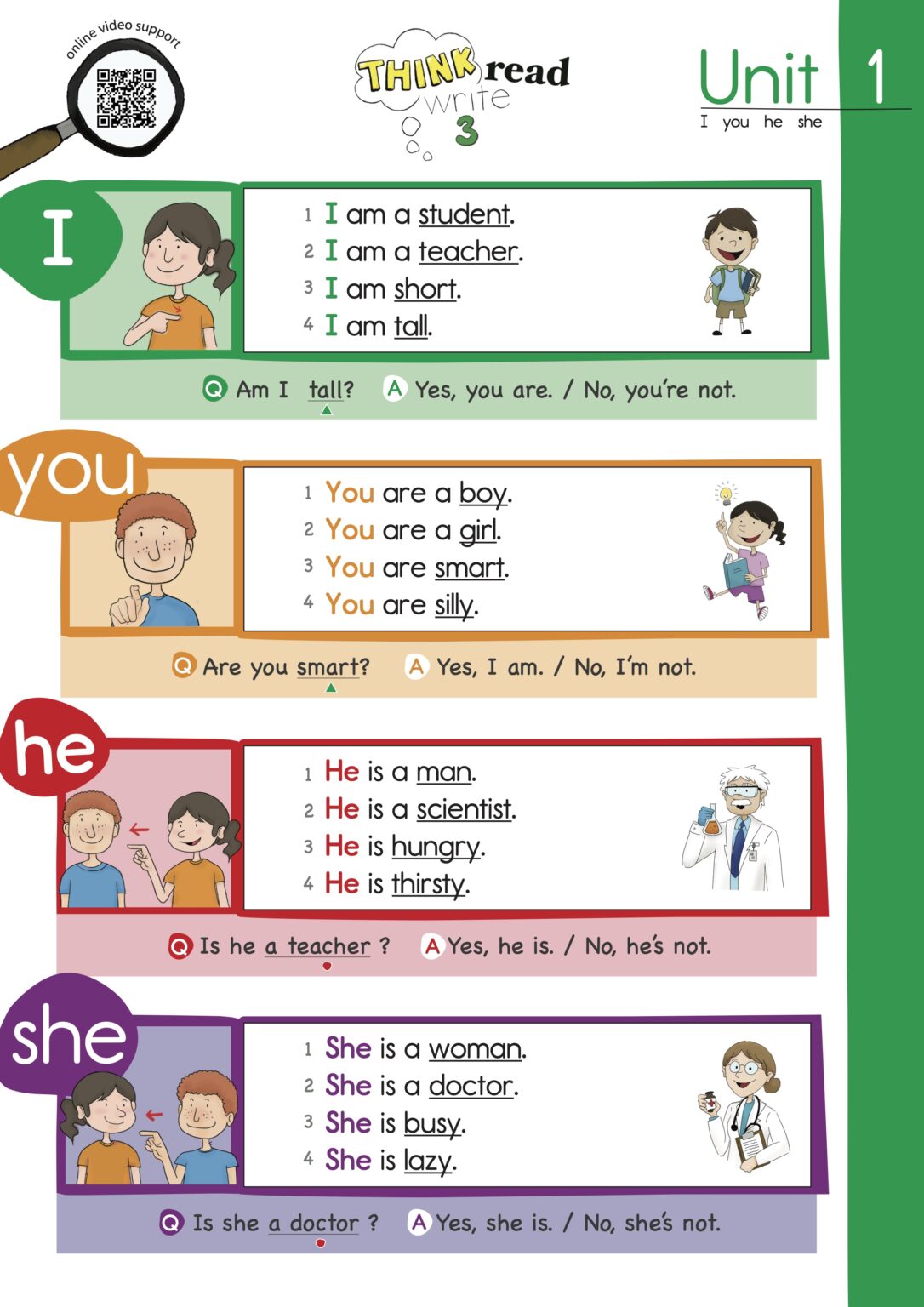 Think Read Write 3 Poster Set (All 6 Units) - ELF Learning