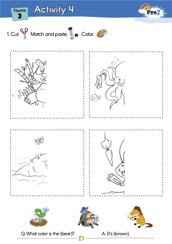 Pre 1 and Pre 2 COMBO Worksheet Pack - ELF Learning
